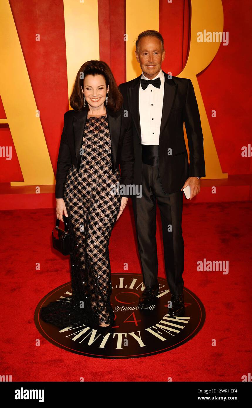 BEVERLY HILLS, CALIFORNIA - MARCH 10: (L-R) Fran Drescher and Peter ...