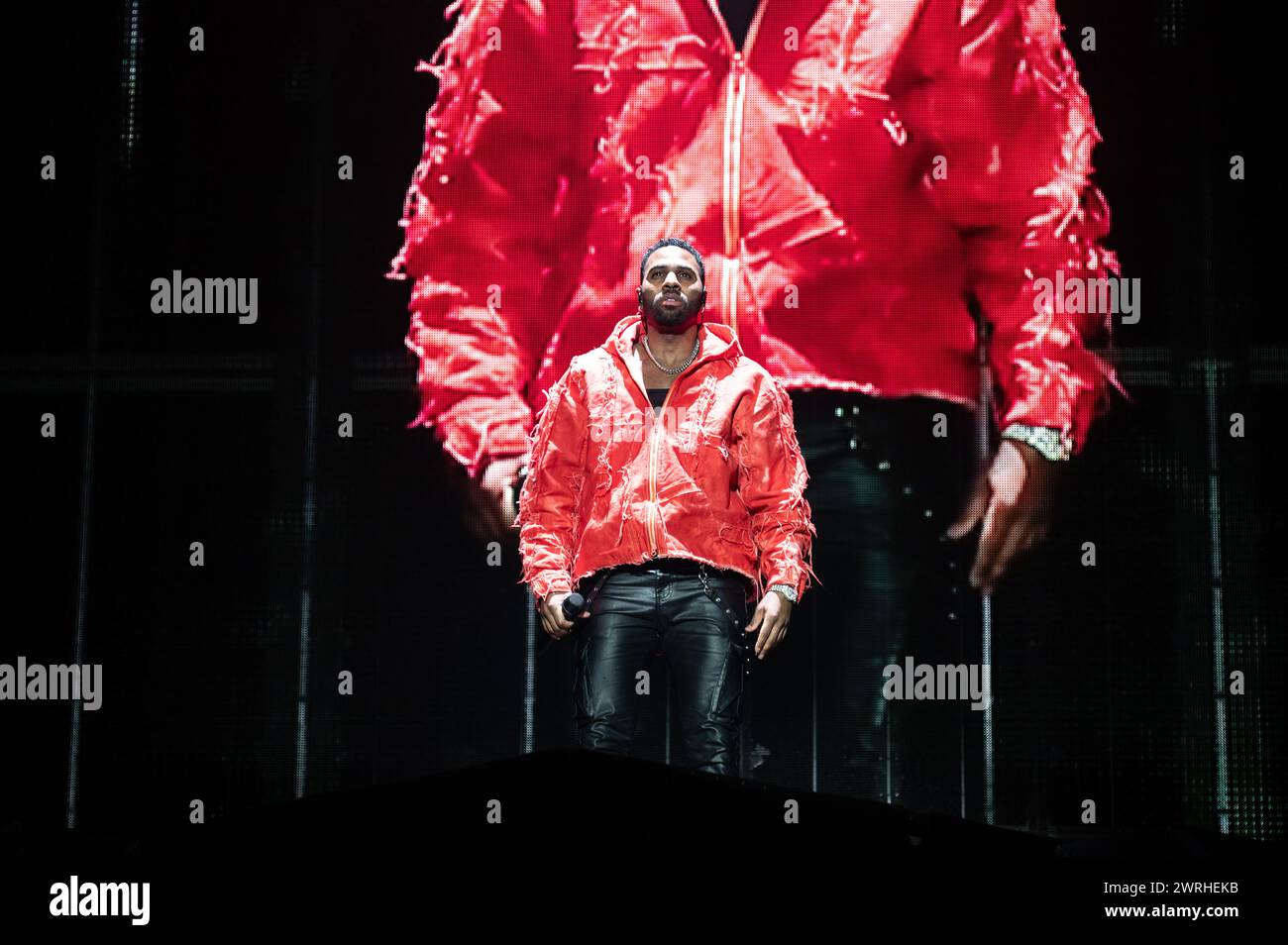 Jason Derulo performing at OVO Hydro in Glasgow on the 12th March 2024 ...