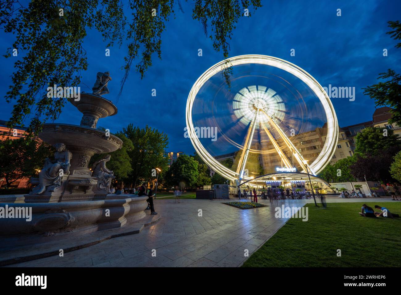 Budapest on ferris wheel hi-res stock photography and images - Alamy