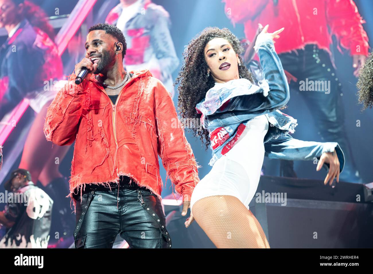 Jason Derulo performing at OVO Hydro in Glasgow on the 12th March 2024 ...