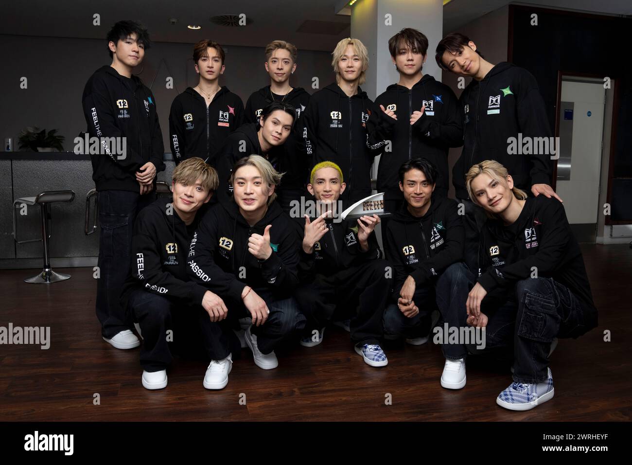 From left, Ian Chan, Frankie Chan, Anson Lo, Jeremy Lau, Tiger Yau ...