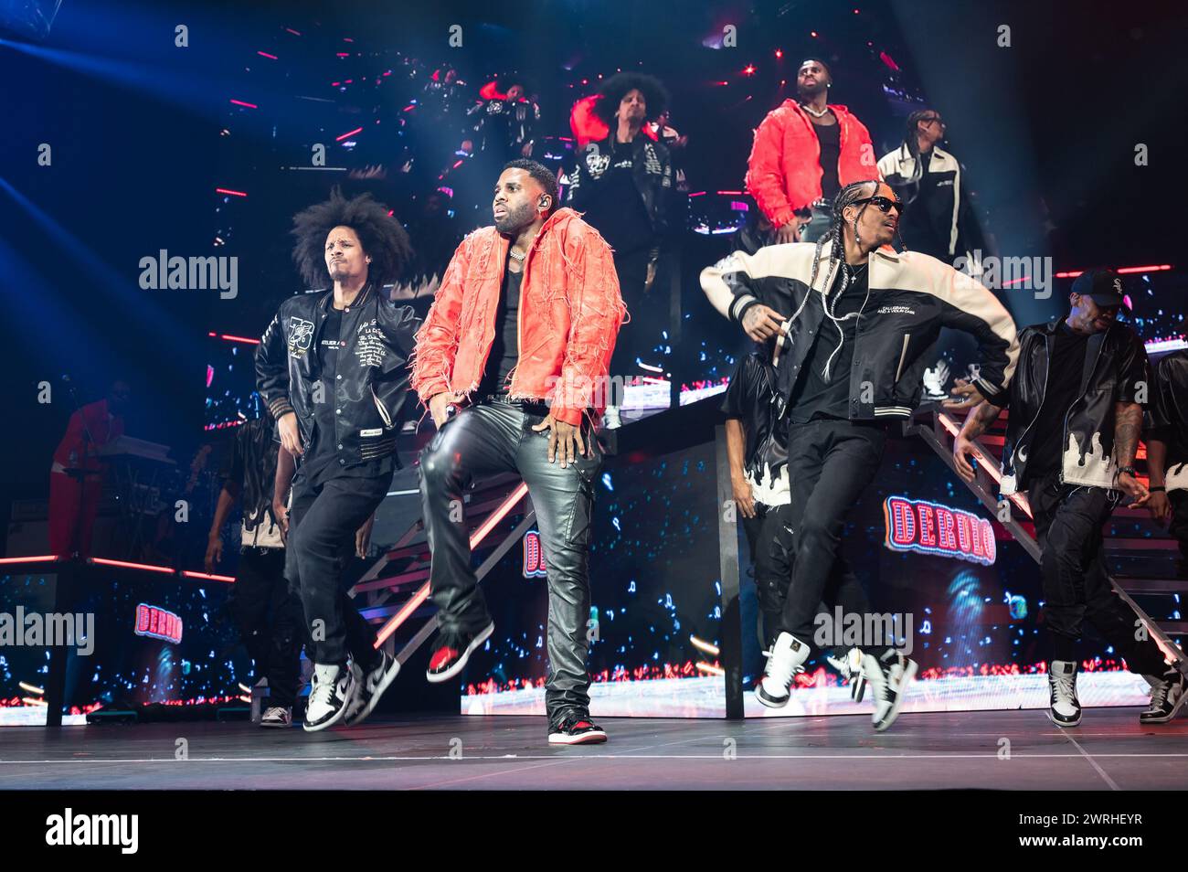 Jason Derulo performing at OVO Hydro in Glasgow on the 12th March 2024 ...