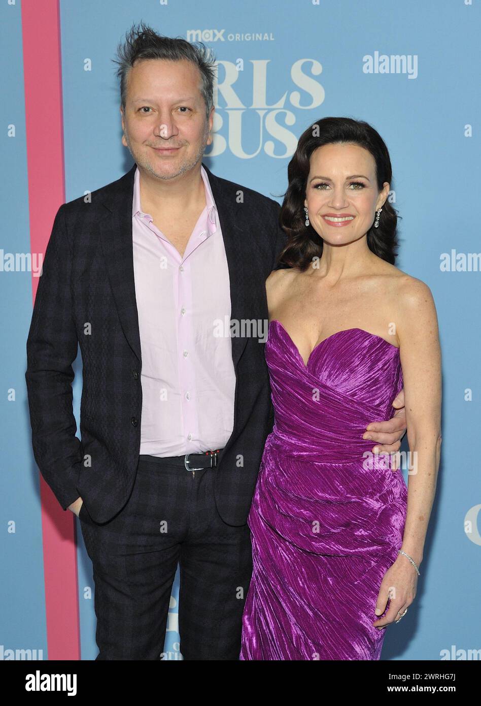 New York, USA. 12th Mar, 2024. L-R: Sebastian Gutierrez and Carla ...
