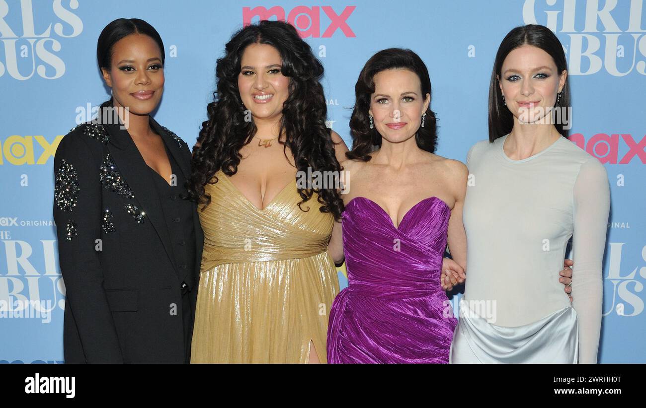 New York, USA. 12th Mar, 2024. L-R: Christina Elmore, Natasha Behnam ...