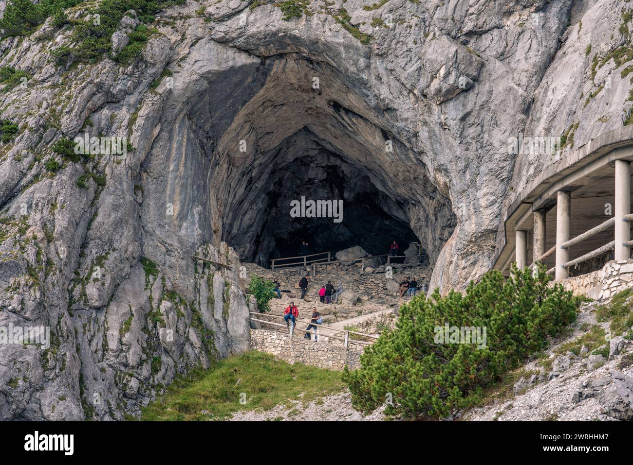 Eisriesenwelt the worlds largest ice cave entrance and famous travel ...