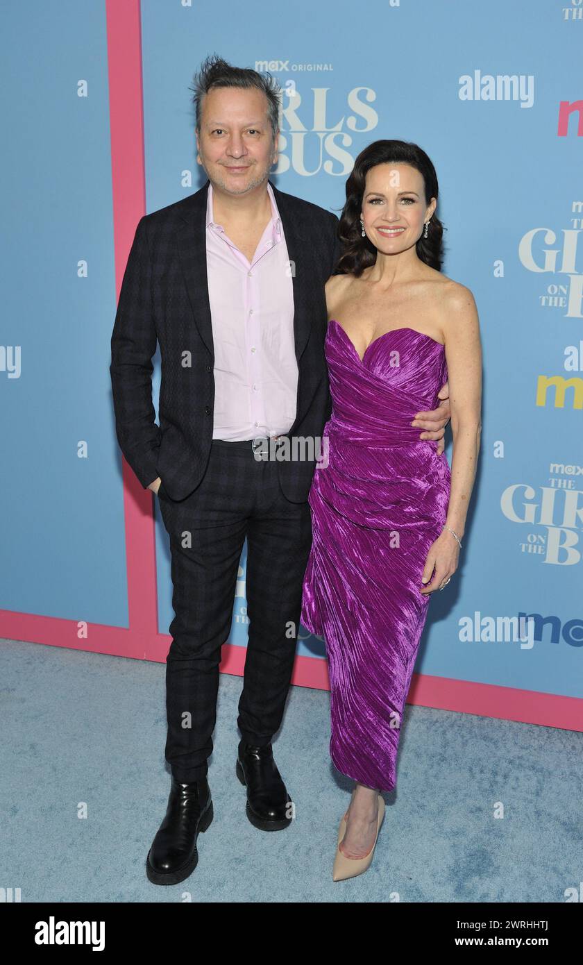 New York, USA. 12th Mar, 2024. L-R: Sebastian Gutierrez and Carla ...