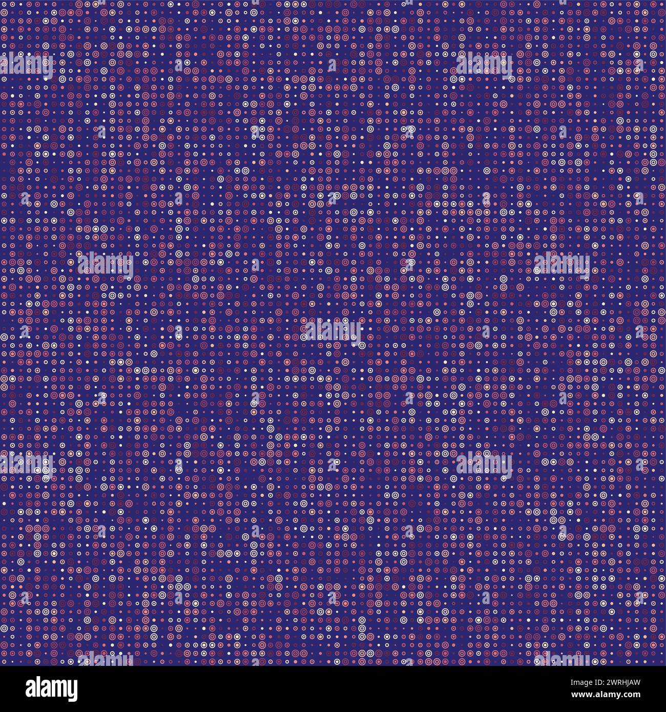 Seamless geometric pattern. Stacked rings in multiple colors. Purple ...