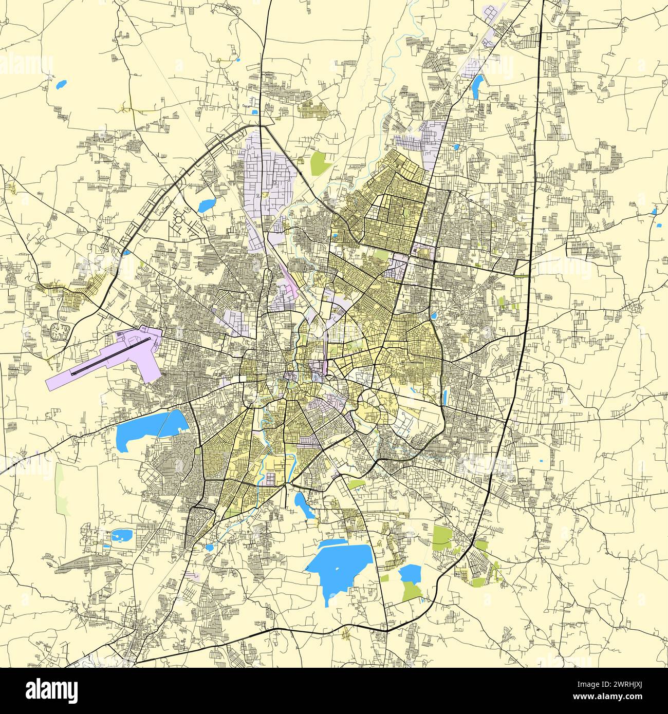 Indore map hi-res stock photography and images - Alamy