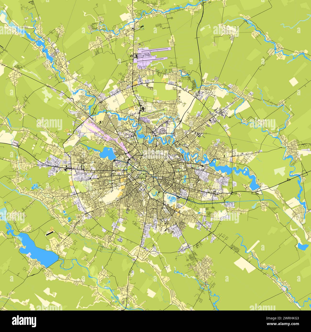 Vector City Map of Bucharest, Romania Stock Vector Image & Art - Alamy