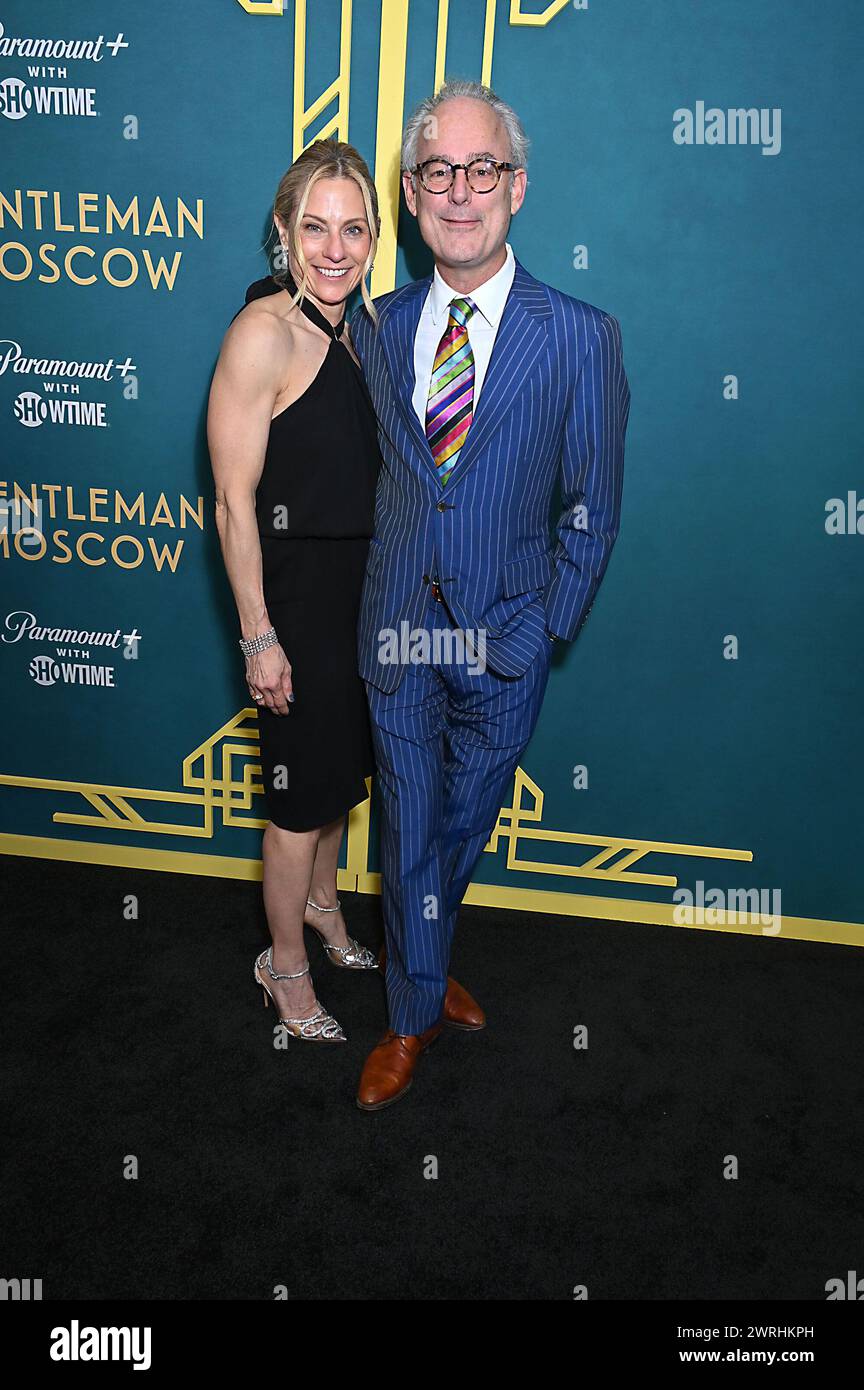 Amor Towles and wife Margaret Towles arrive at the New York City ...