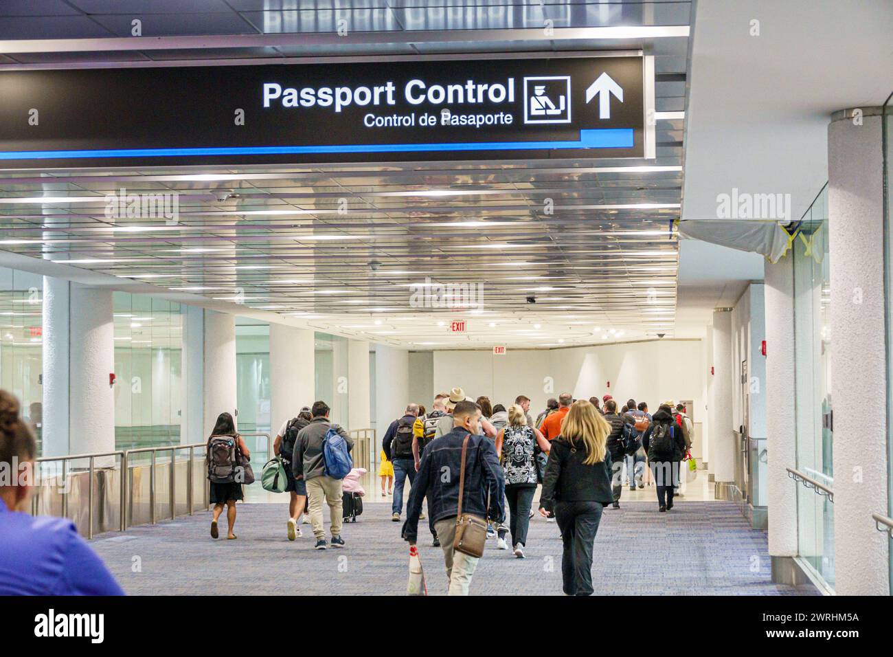 Miami Florida,Miami International Airport MIA,inside interior terminal ...