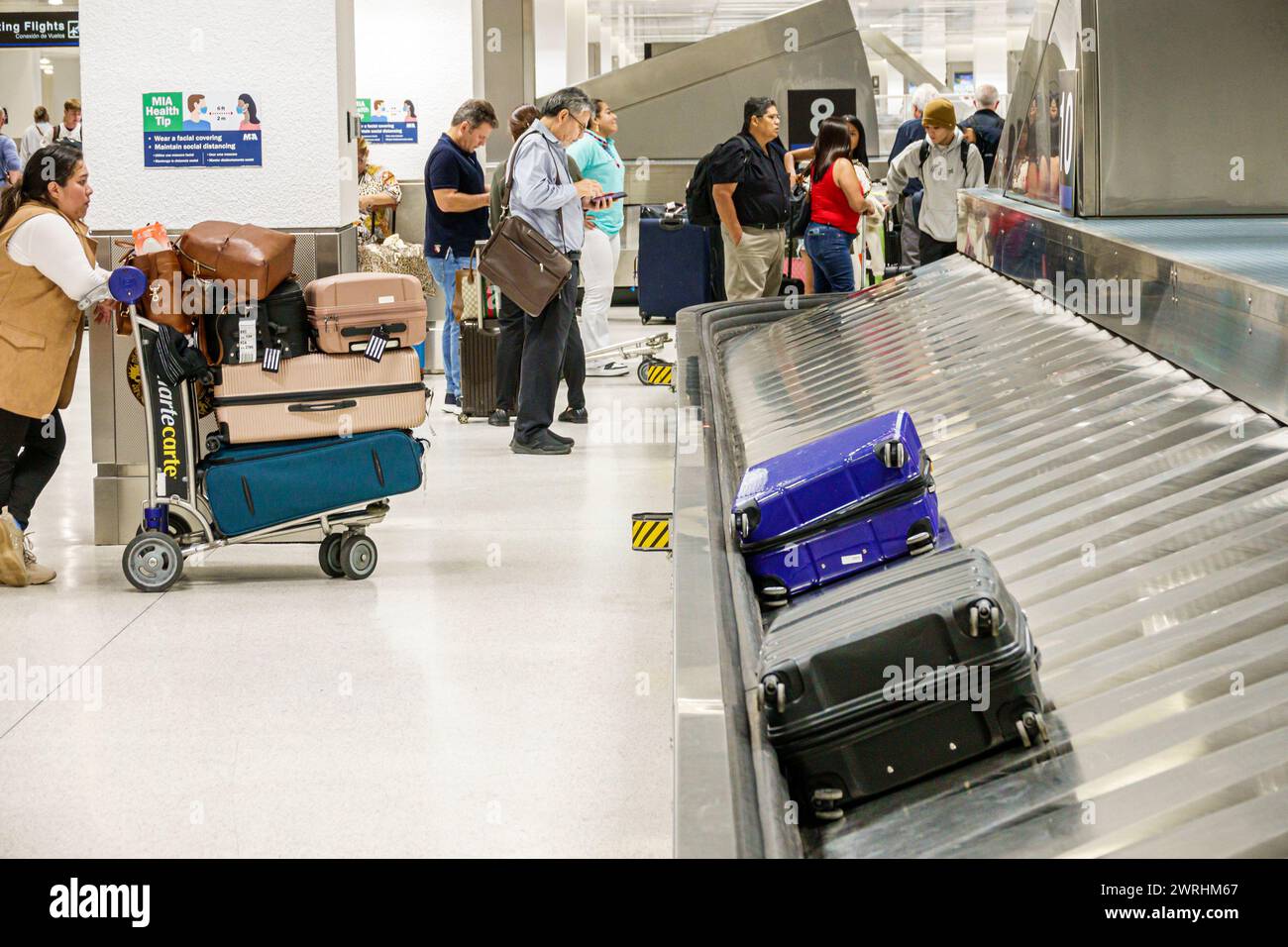Miami Florida,Miami International Airport MIA,inside interior terminal ...