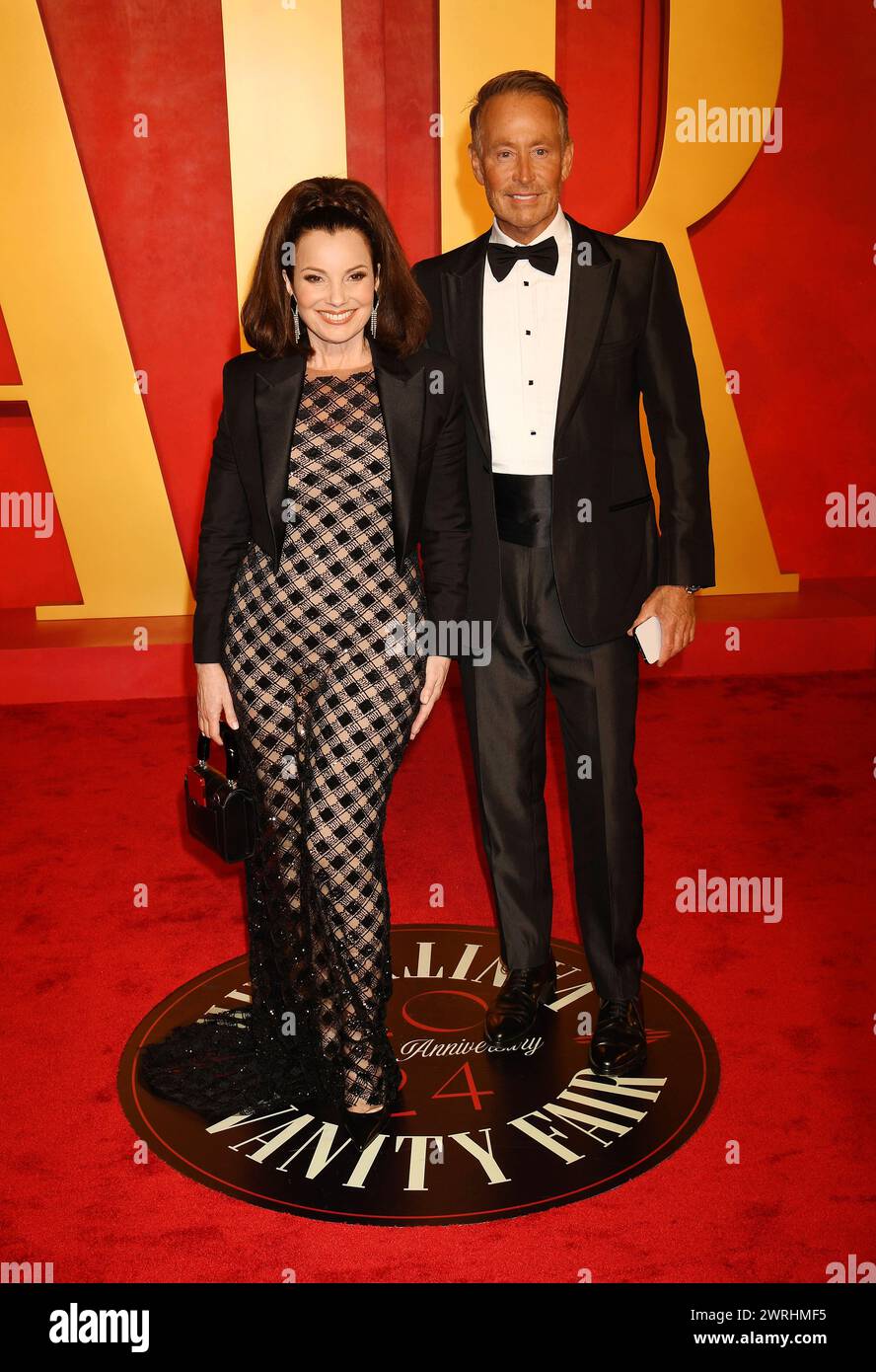 BEVERLY HILLS, CALIFORNIA - MARCH 10: (L-R) Fran Drescher and Peter ...