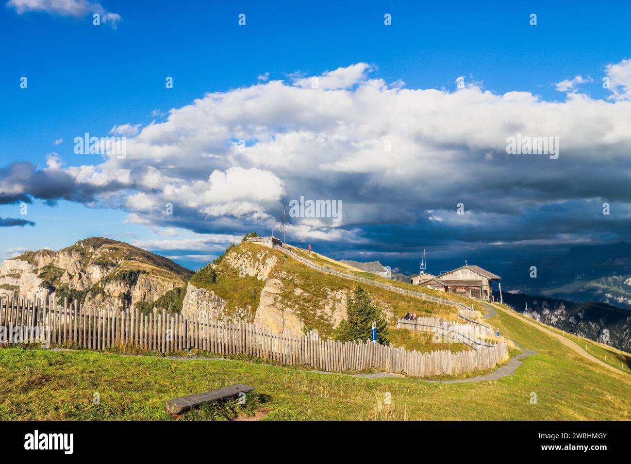 Mountain view, Niederhorn, Beatenberg, Interlaken-Oberhasli, Bernese ...