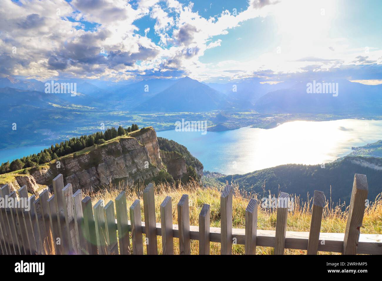 Mountain view, Niederhorn, Beatenberg, Interlaken-Oberhasli, Bernese ...