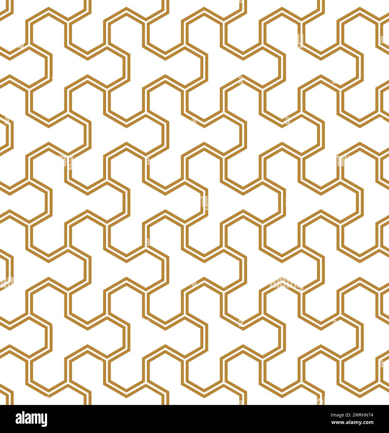 The geometric pattern with wavy lines. Seamless vector background ...