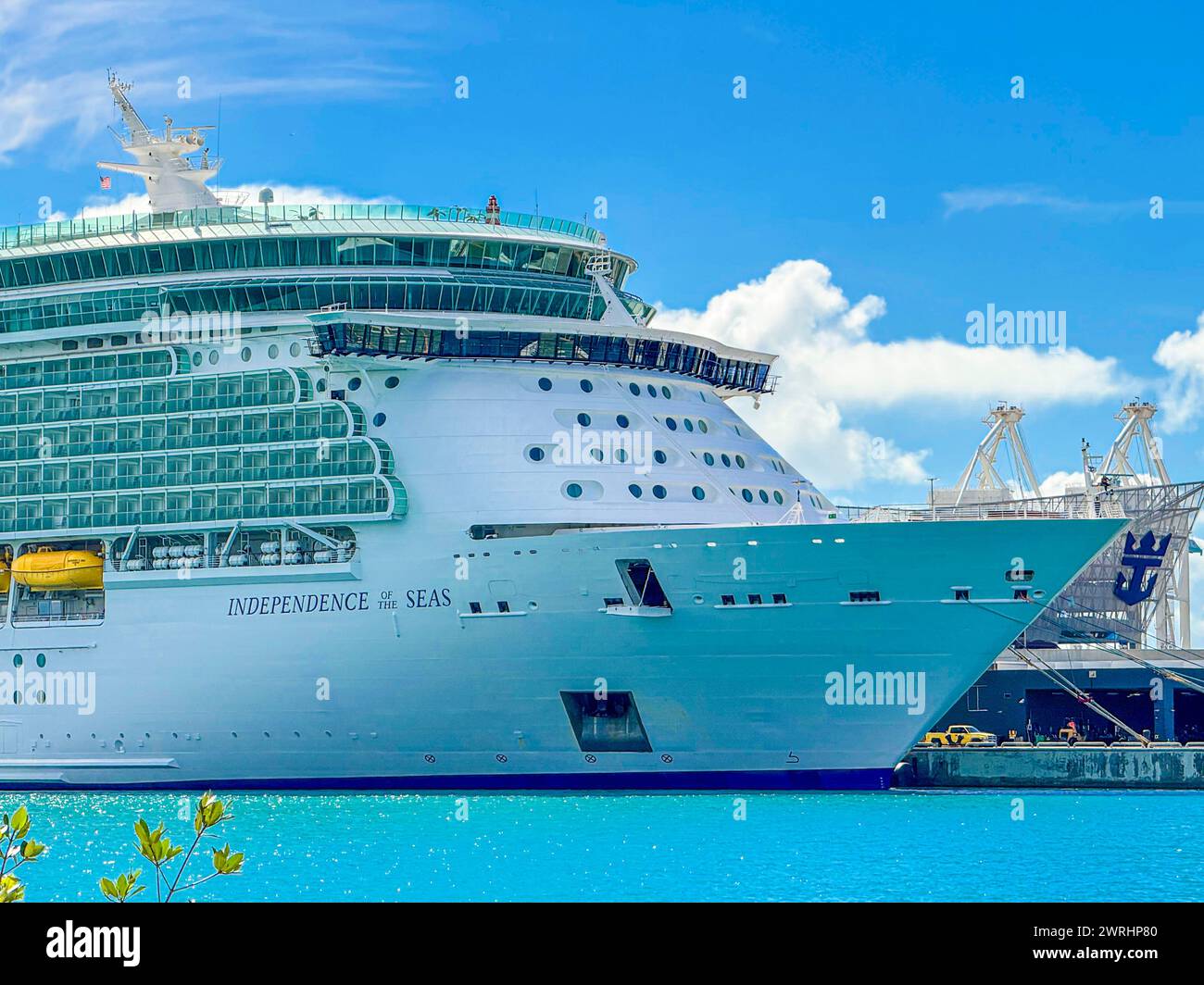The Independence of the Seas Freedom class cruise ship owned by the ...