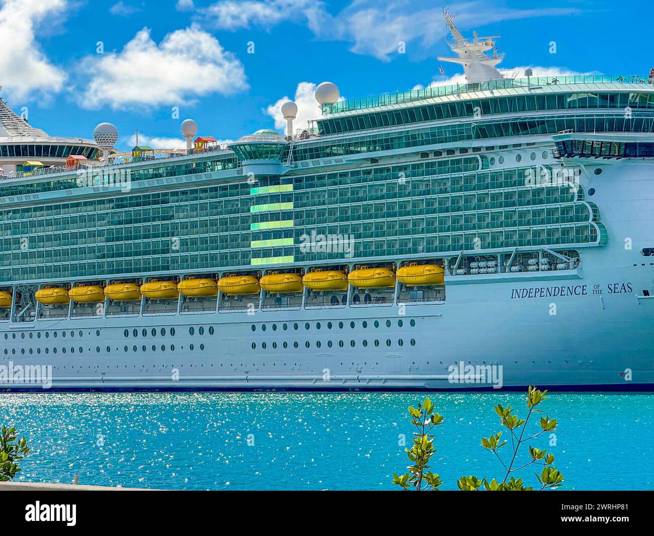 The Independence of the Seas Freedom class cruise ship owned by the ...