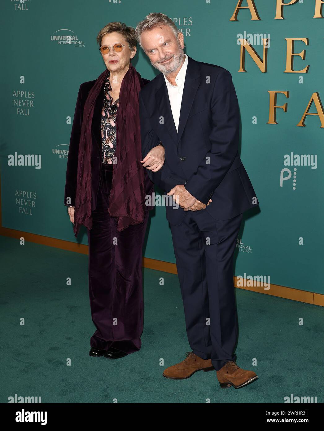 Los Angeles, USA. 12th Mar, 2024. Annette Bening, Sam Neill arrives at ...