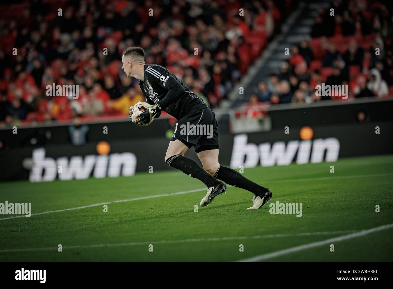 Anatoliy Trubin during UEFA Europa League 23/24 game between SL Benfica ...