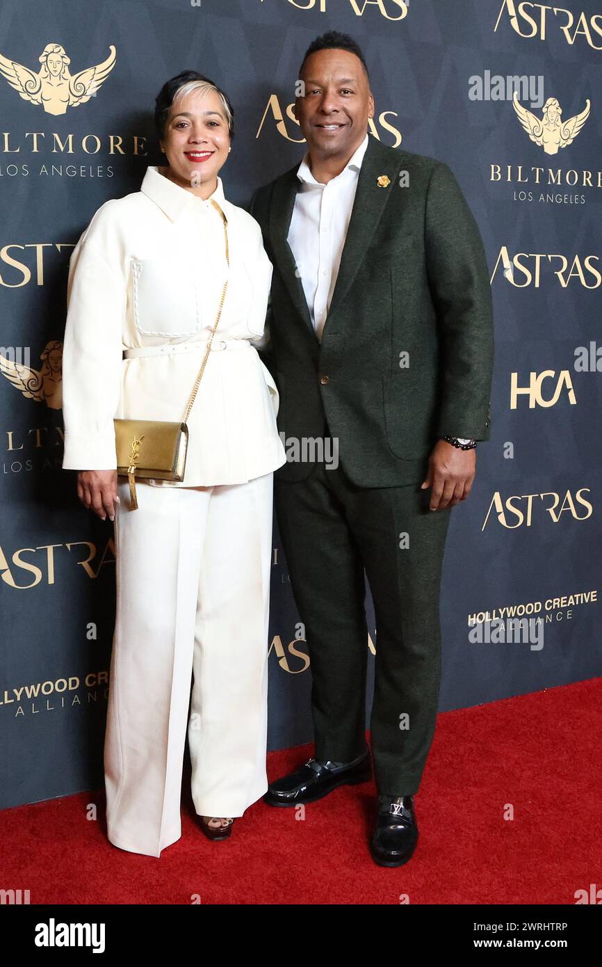 LOS ANGELES - JAN 6: Roxane Avent Taylor, Deon Taylor at the 7th Astra ...