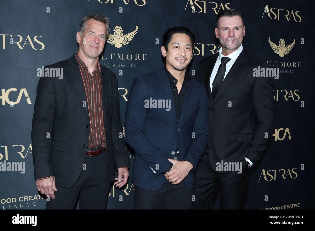 LOS ANGELES - JAN 6: Scott Rogers, Jeremy Marinas, Stephen Dunlevy at ...