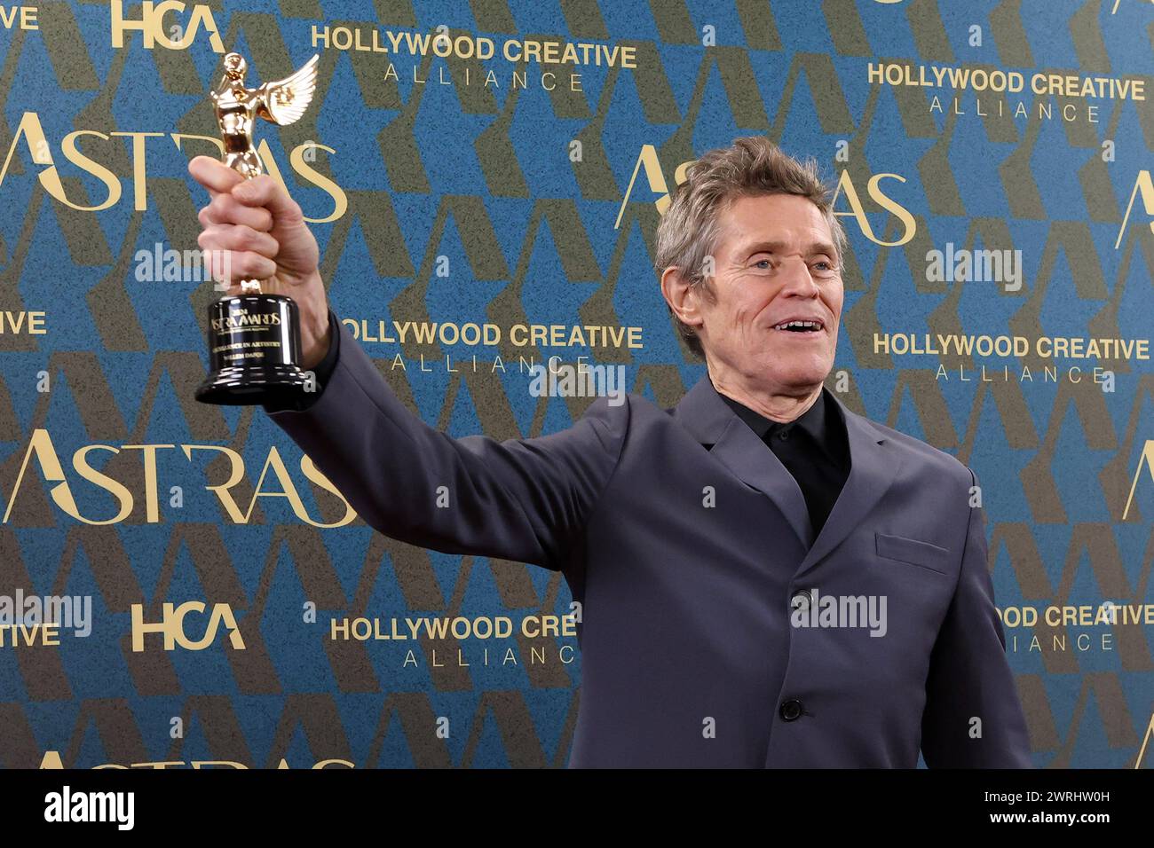 LOS ANGELES - JAN 6: Willem Dafoe at the 7th Astra Film Awards at the Biltmore Hotel on January ...