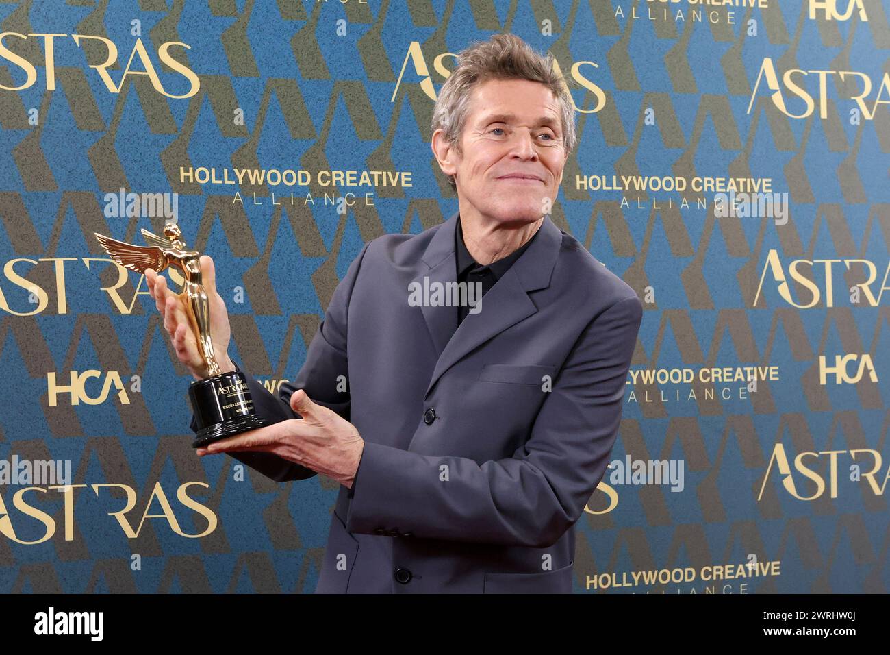 LOS ANGELES - JAN 6: Willem Dafoe at the 7th Astra Film Awards at the Biltmore Hotel on January ...