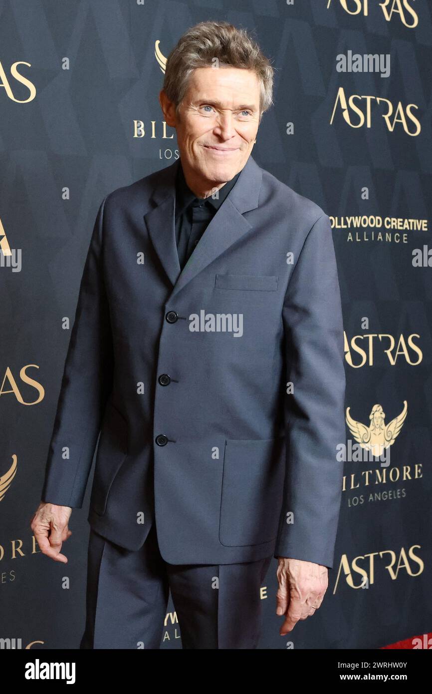 LOS ANGELES - JAN 6: Willem Dafoe at the 7th Astra Film Awards at the Biltmore Hotel on January ...