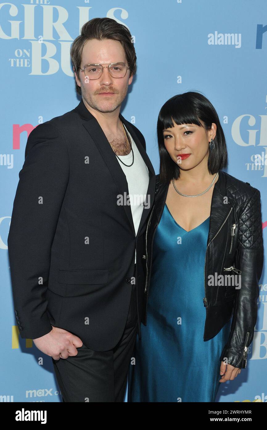 New York, USA. 12th Mar, 2024. L-R: Van Hansis and Constance Wu attend ...
