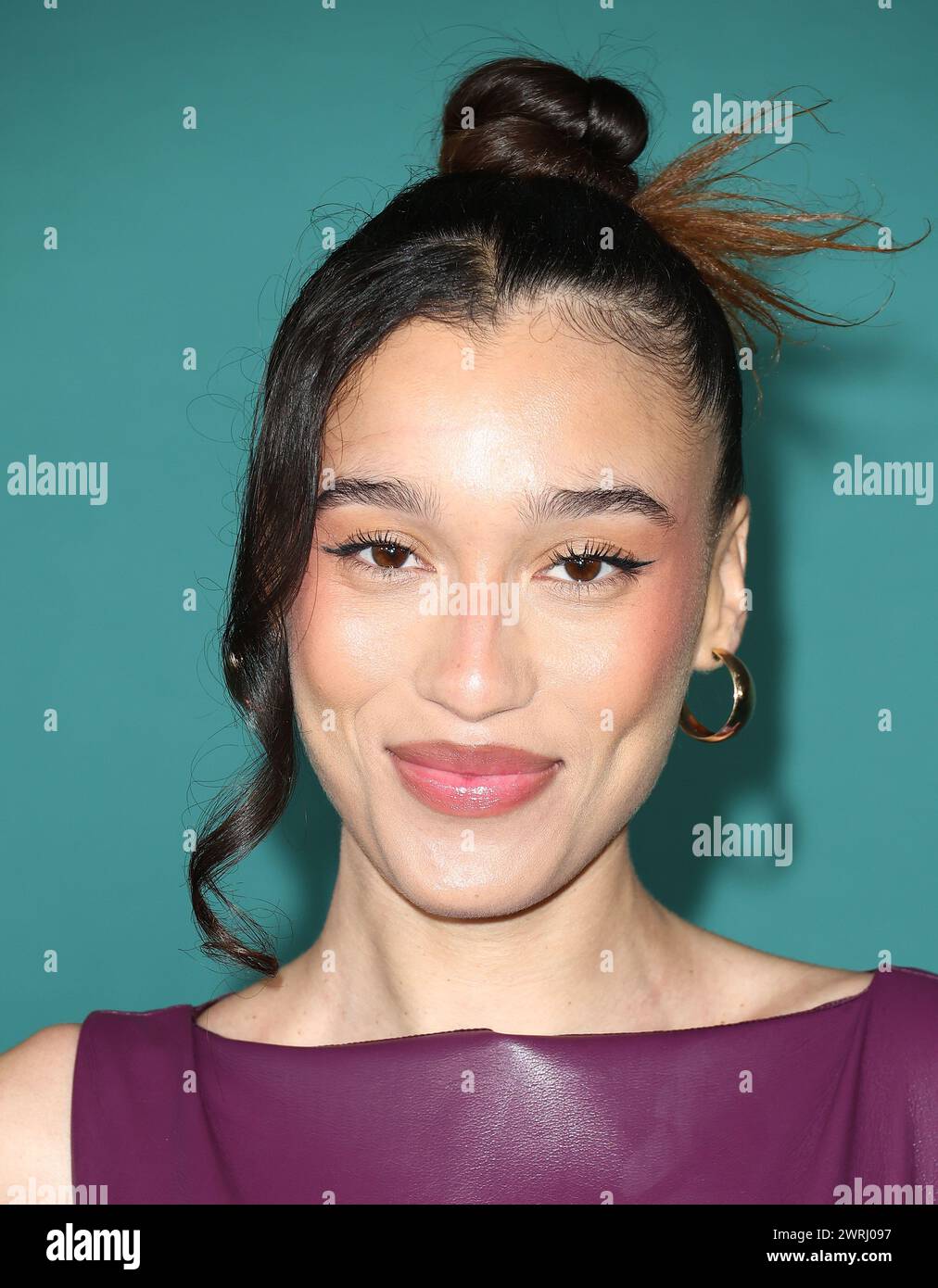 Los Angeles, USA. 12th Mar, 2024. Nezza arrives at Apples Never Fall LA ...