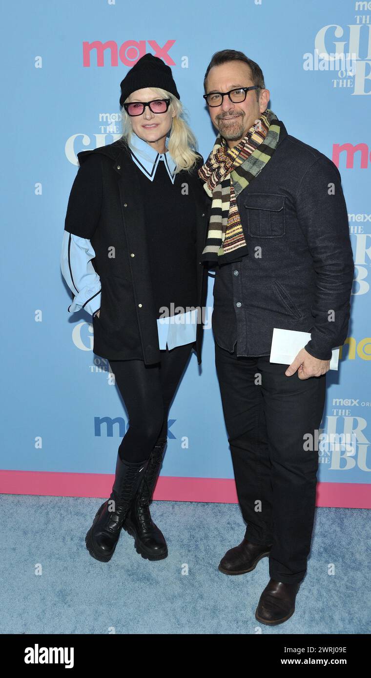 New York, USA. 12th Mar, 2024. L-R: Nancy Jarecki and Andrew Jarecki ...