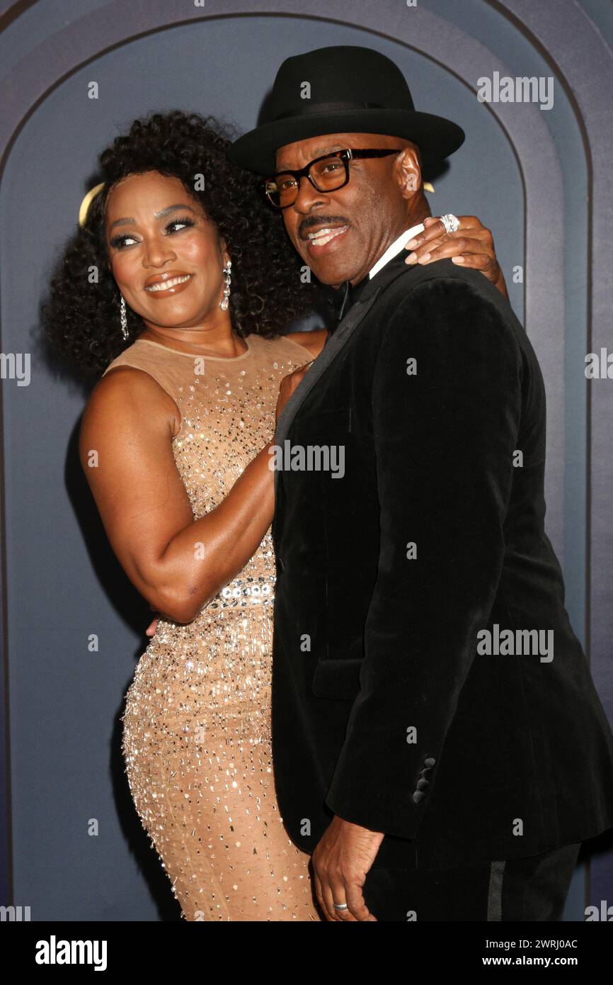 LOS ANGELES - JAN 9: Angela Bassett, Courtney B Vance at the 14th ...