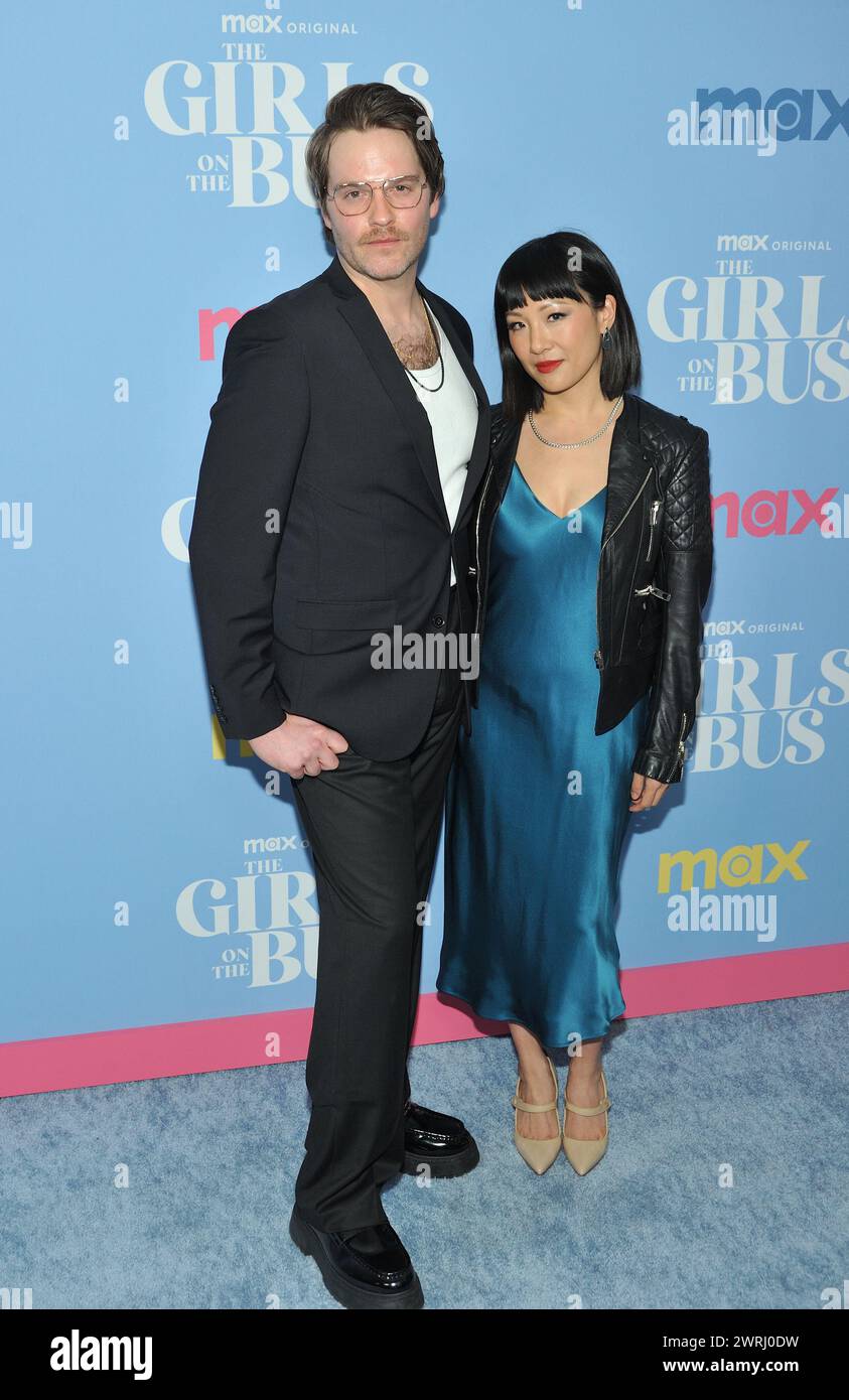 New York, USA. 12th Mar, 2024. L-R: Van Hansis and Constance Wu attend ...