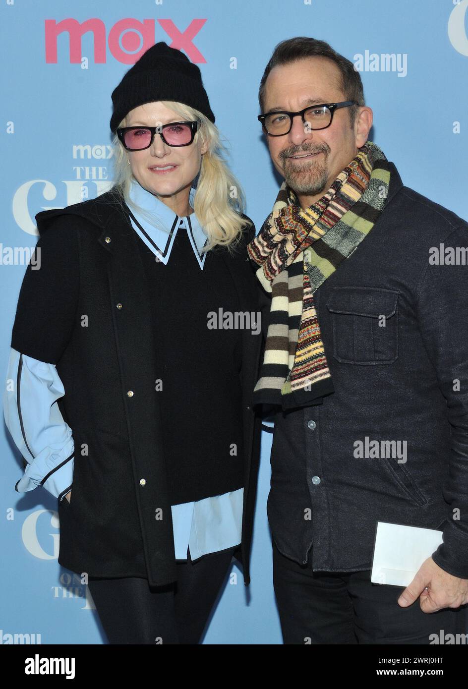 New York, USA. 12th Mar, 2024. L-R: Nancy Jarecki and Andrew Jarecki ...