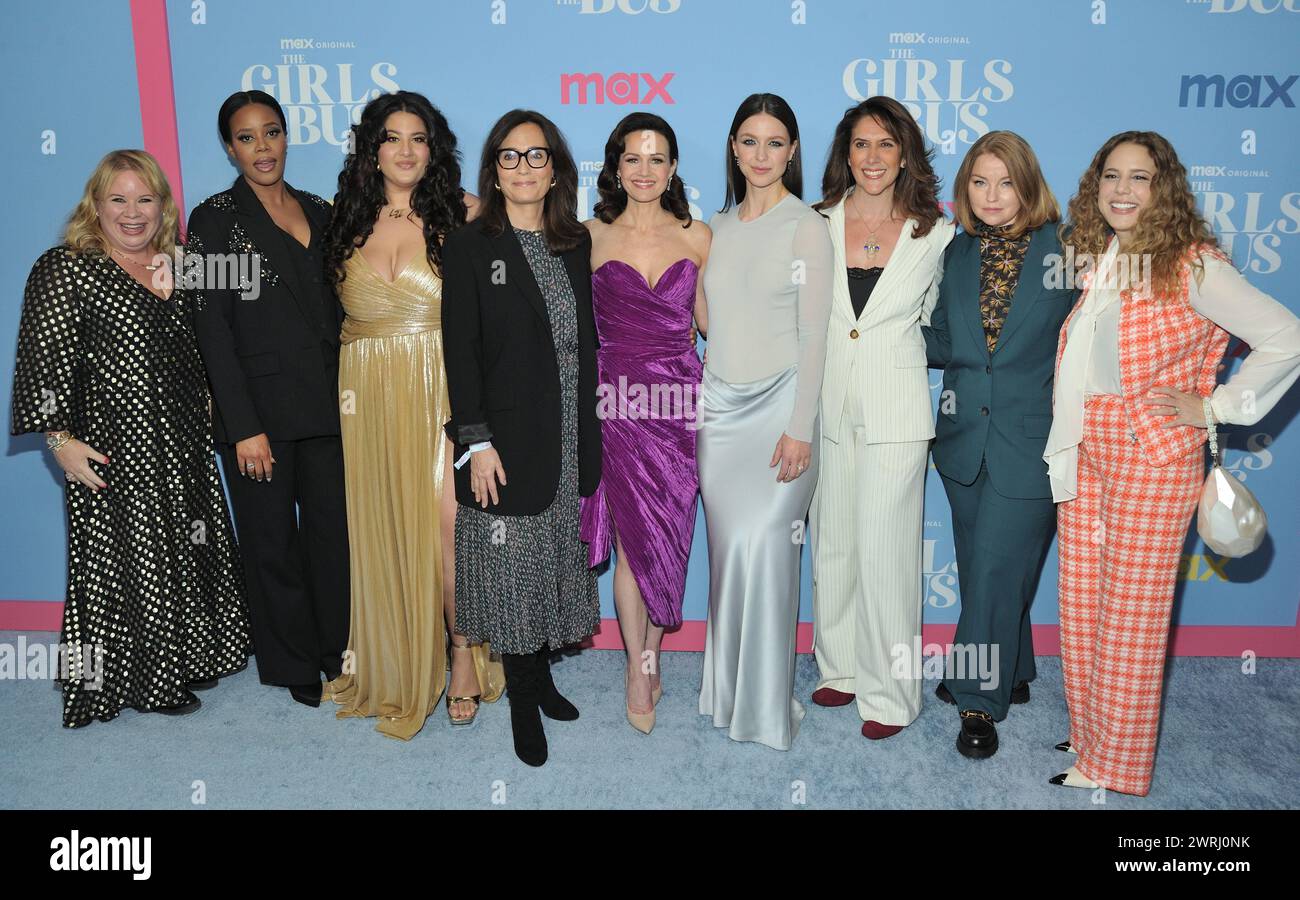 New York, USA. 12th Mar, 2024. L-R: Julie Plec, Christina Elmore ...