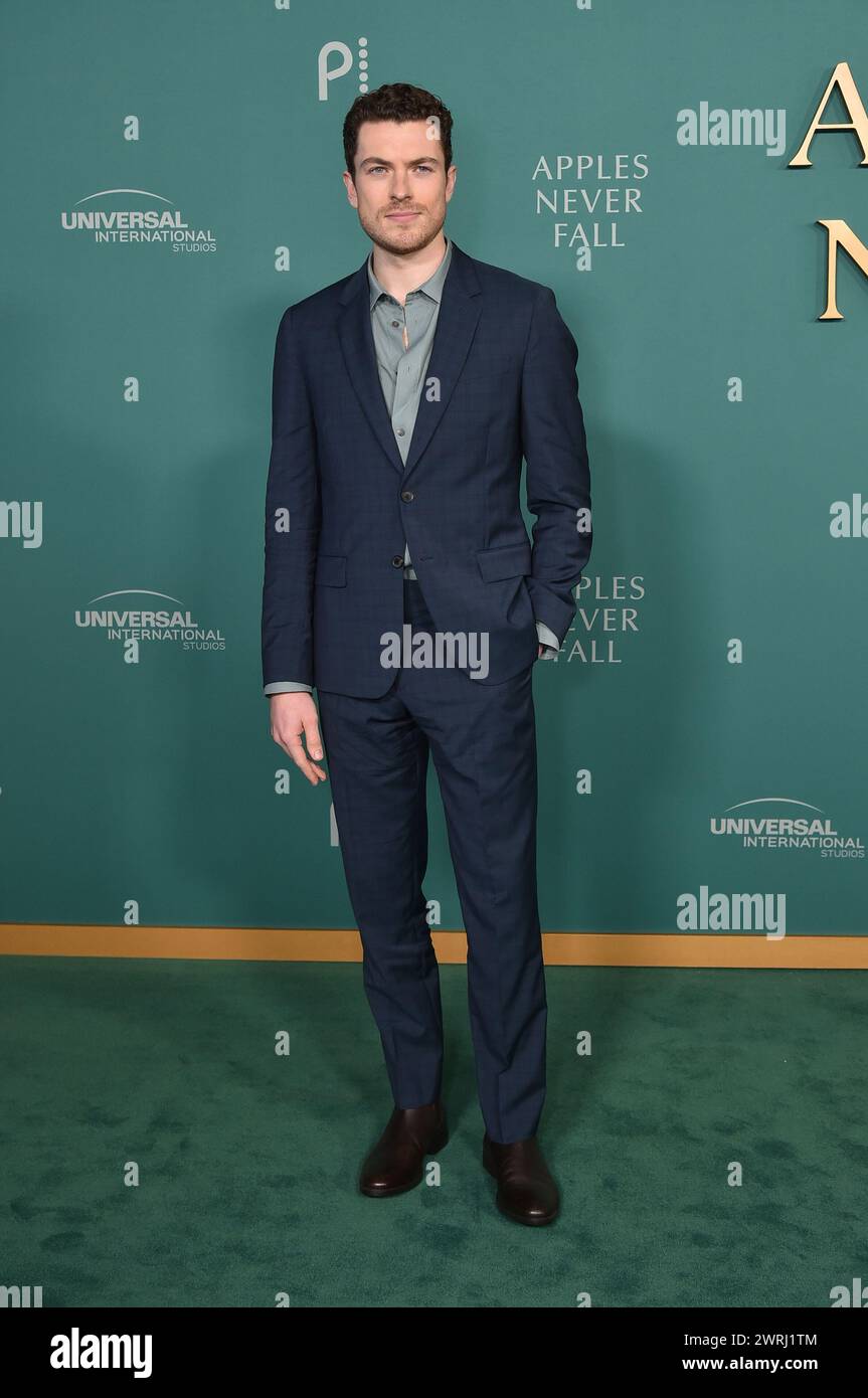 Nate Mann arrives at the premiere of "Apples Never Fall" on Tuesday ...