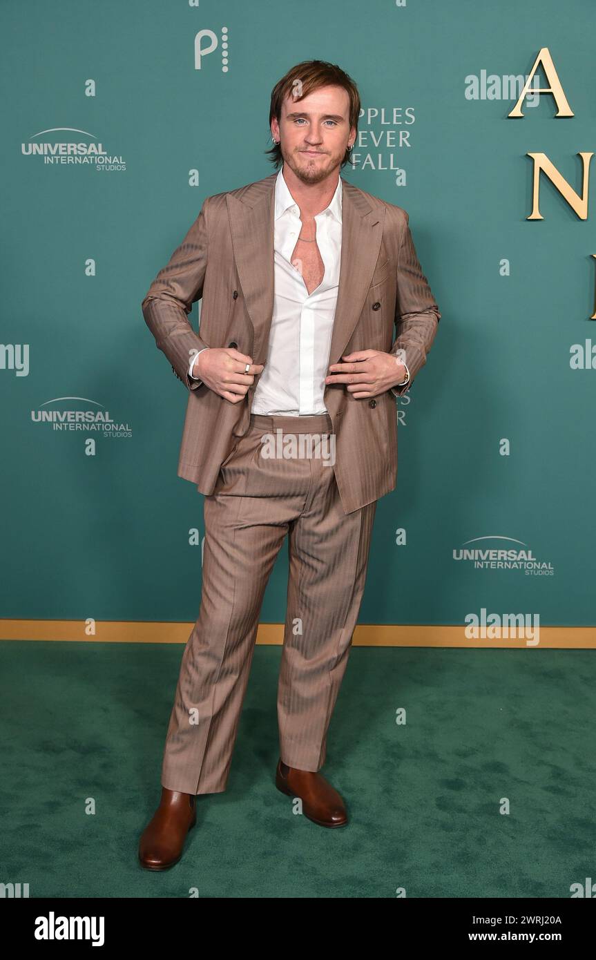 Conor Merrigan-Turner arrives at the premiere of "Apples Never Fall" on ...