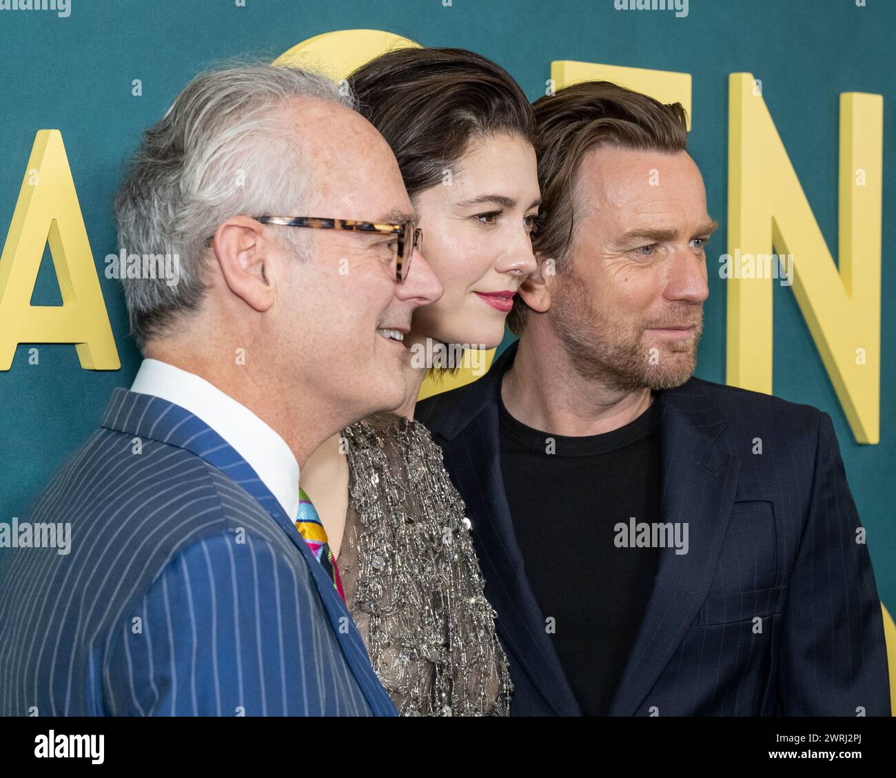 New York, USA. 12th Mar, 2024. (L-R) Amor Towles, Mary Elizabeth ...