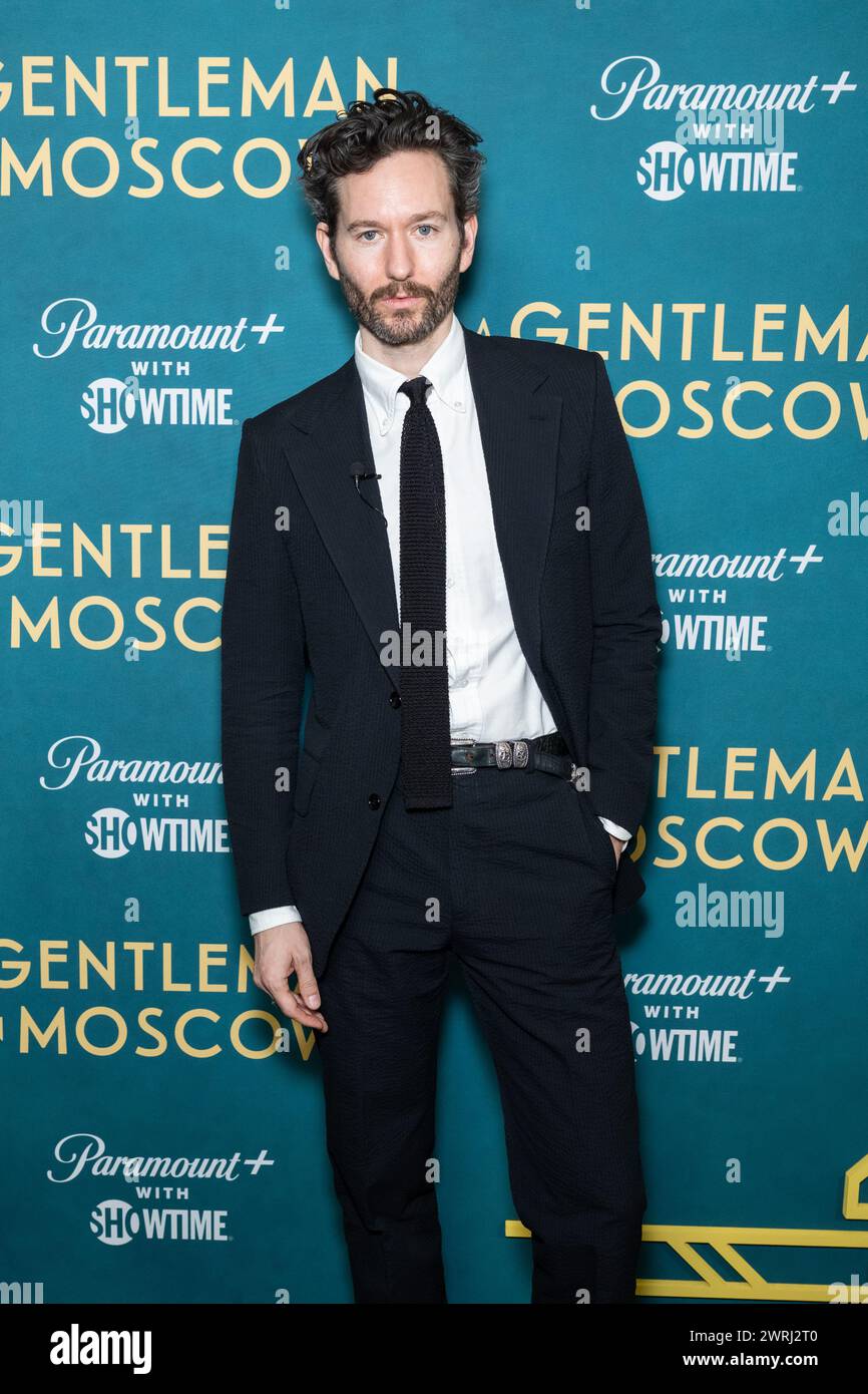 New York, USA. 12th Mar, 2024. Isaac Hindin-Miller attends the premiere ...