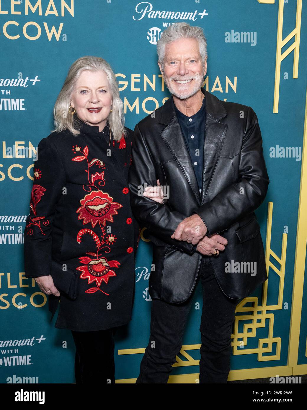 New York, USA. 12th Mar, 2024. (L-R) Kristina Watson and Stephen Lang ...