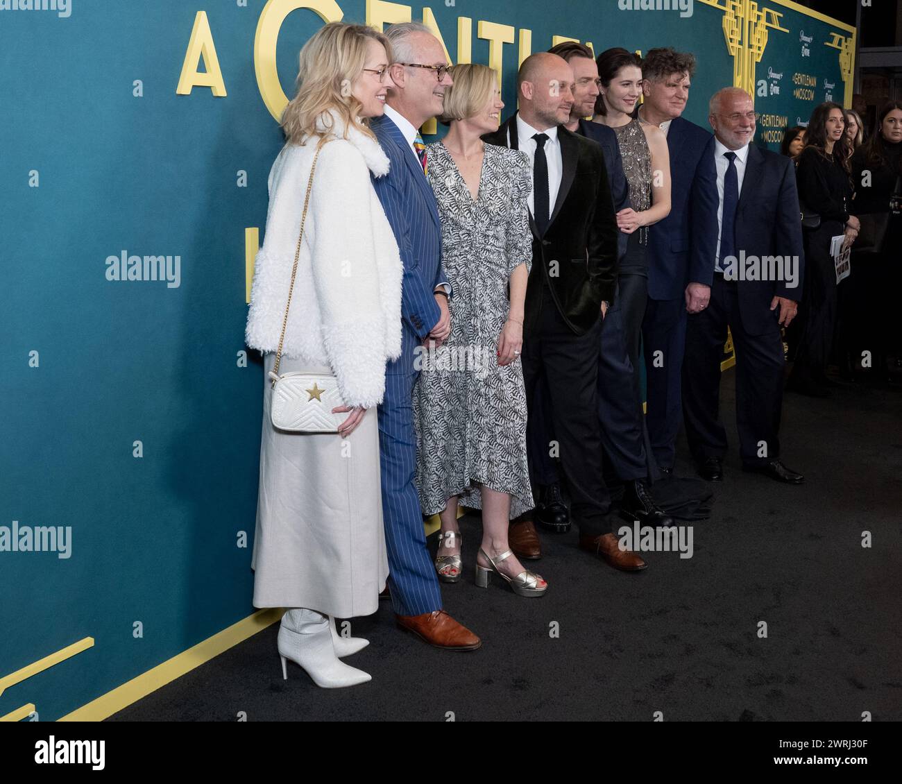 (L-R) Pam Kaufman, Amor Towles, Sharon Hughff, Ben Vanstone, Ewan ...