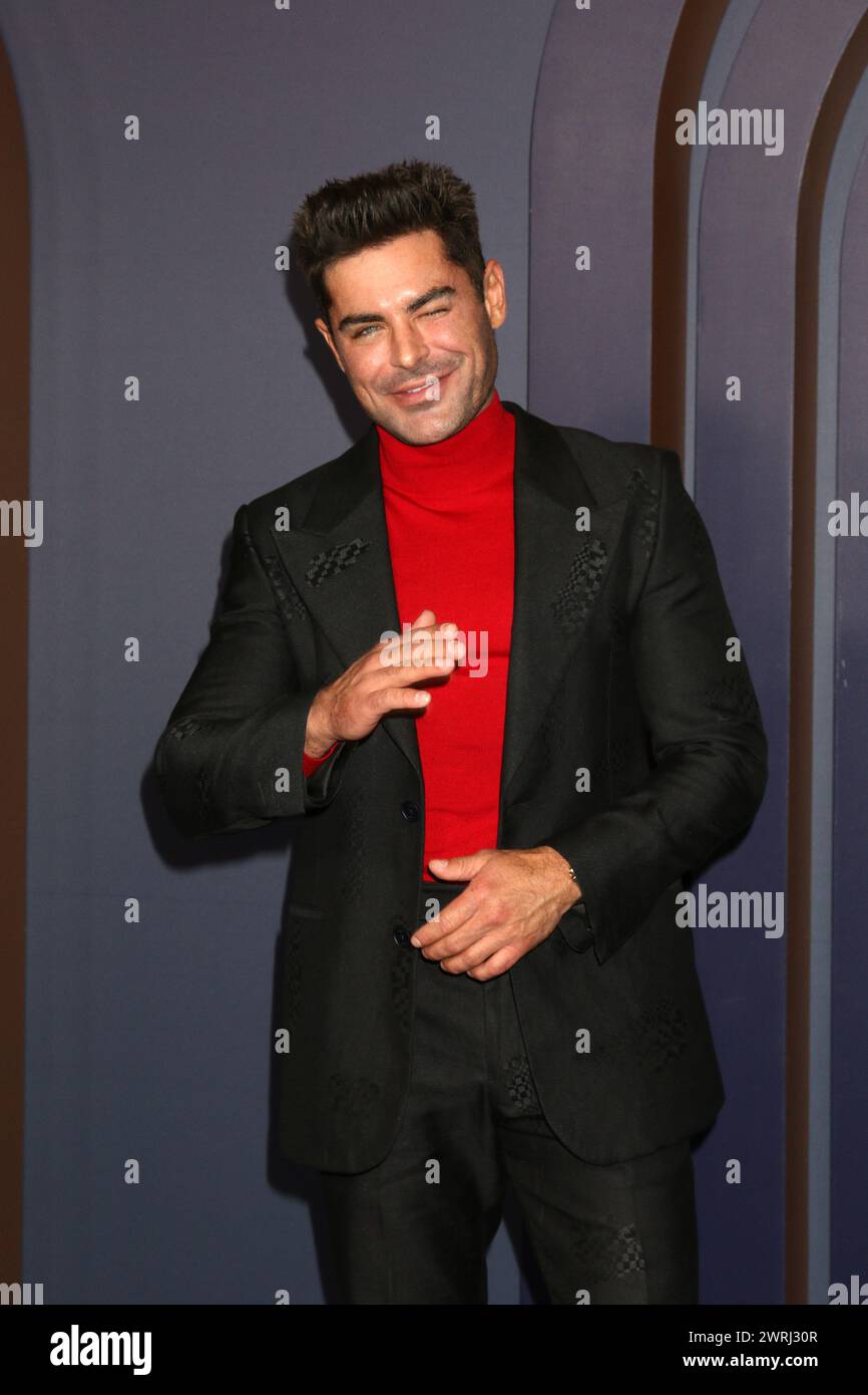 LOS ANGELES - JAN 9: Zac Efron at the 14th Governors Awards at the ...