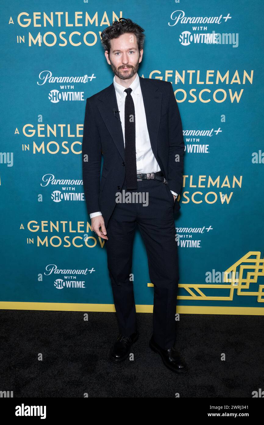 New York, USA. 12th Mar, 2024. Isaac Hindin-Miller attends the premiere ...