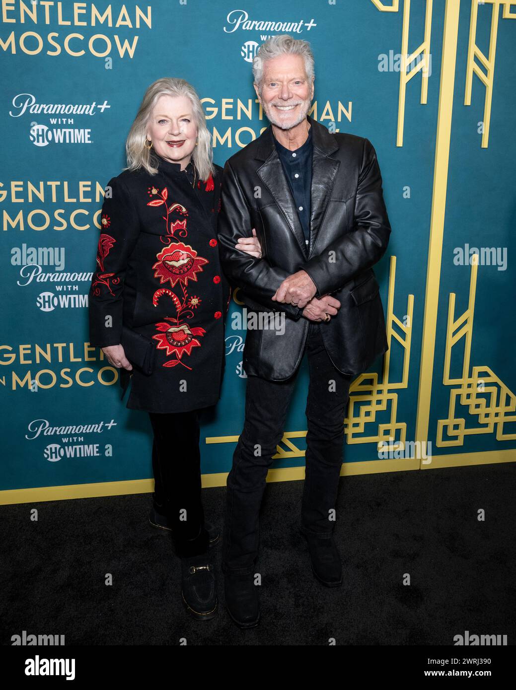 New York, USA. 12th Mar, 2024. (L-R) Kristina Watson and Stephen Lang ...