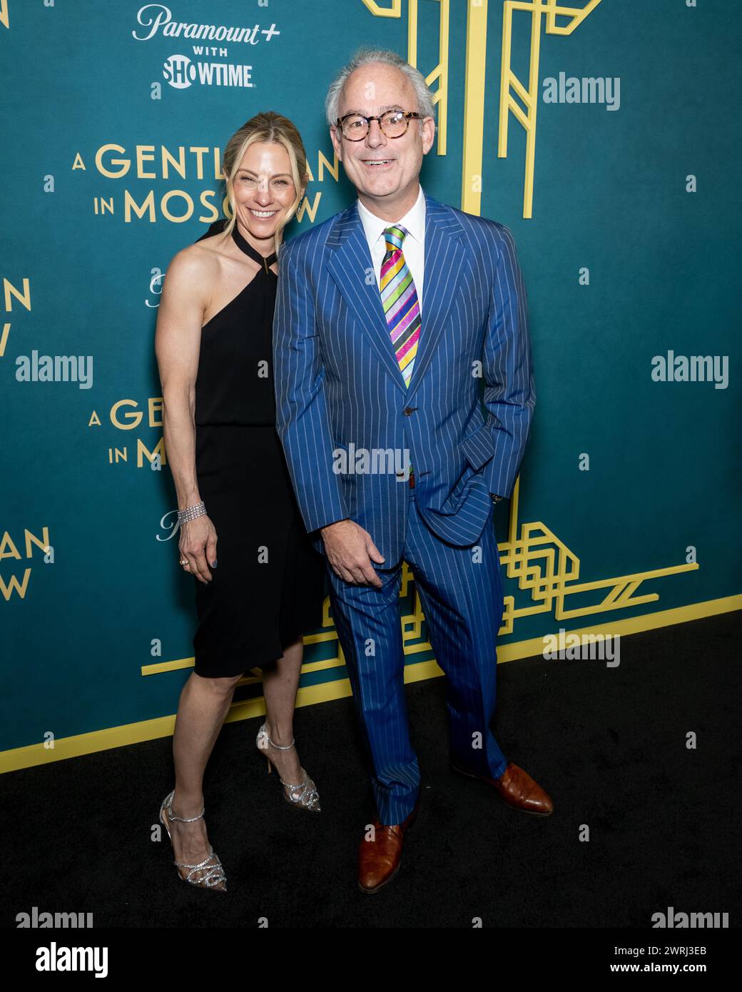 New York, USA. 12th Mar, 2024. (L-R) Margaret Towles and Amor Towles ...