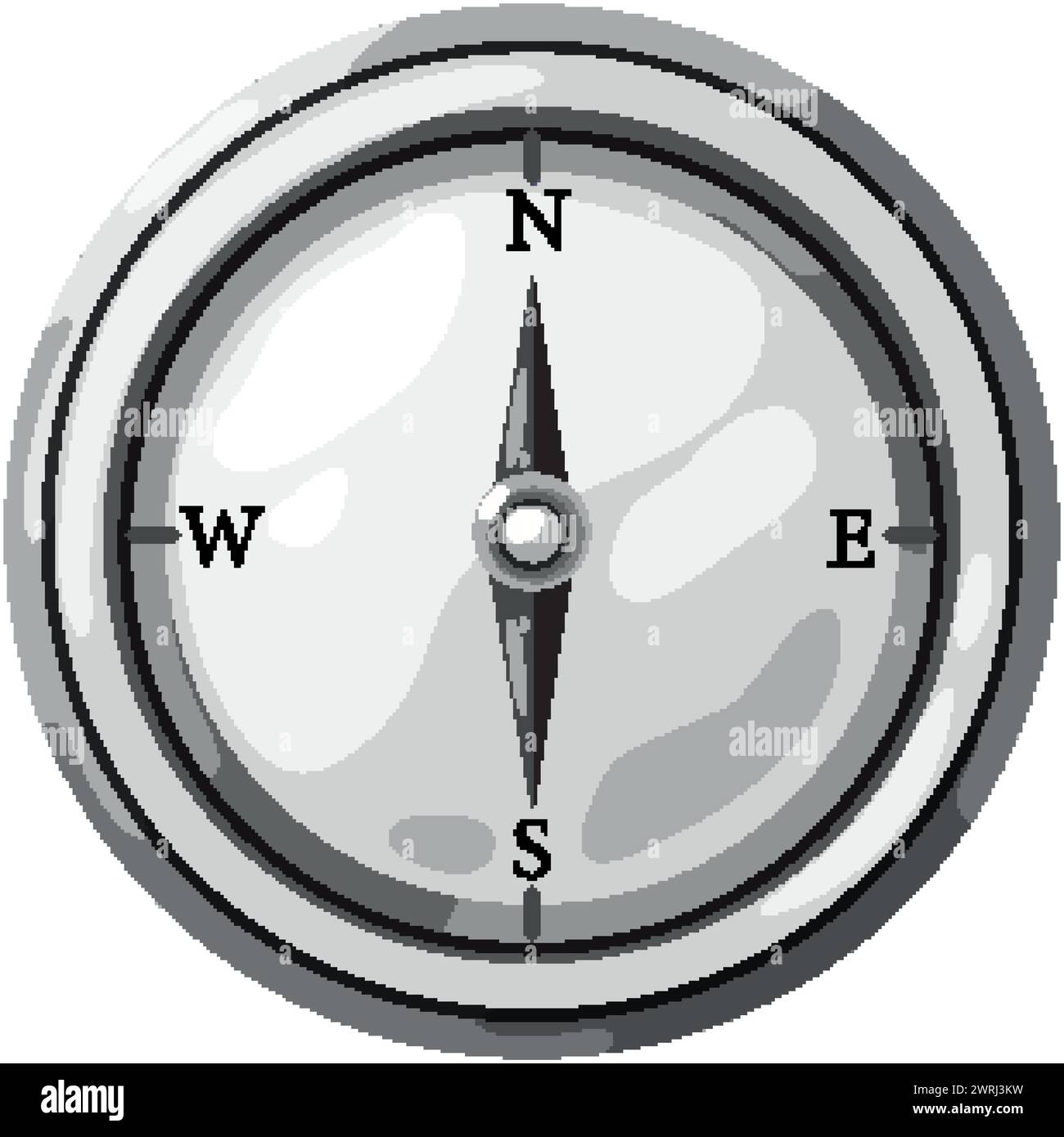 Magnetic landmark Stock Vector Images - Alamy