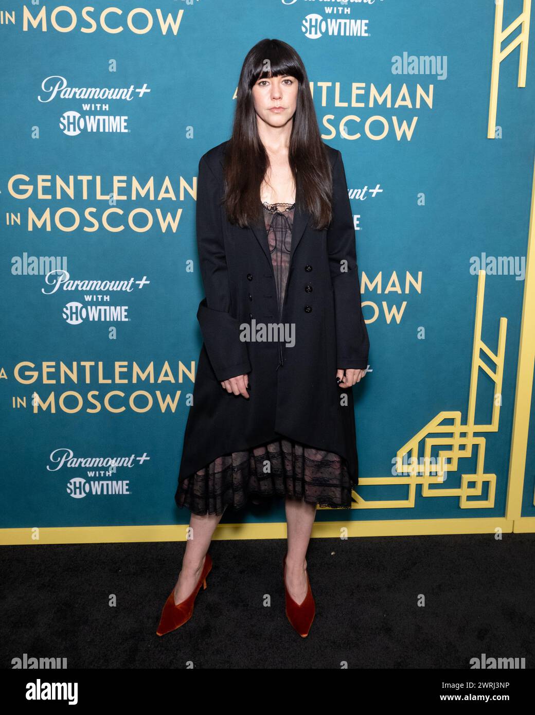 New York, USA. 12th Mar, 2024. Zoe Winters attends the premiere of "A ...