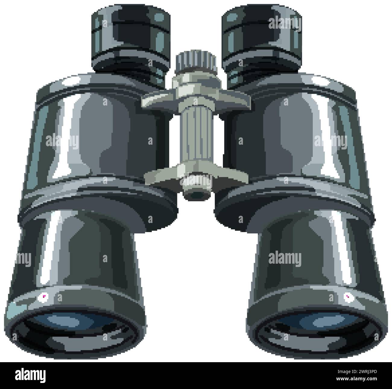 Binoculars nature observation exploration Stock Vector Images - Alamy
