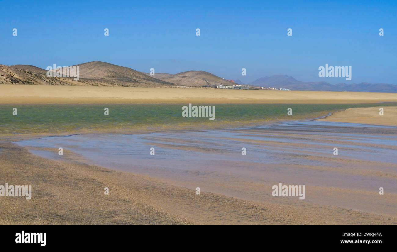 Playa de Sotavento, Costa Calma, Fuerteventura, Canary Island, Spain ...